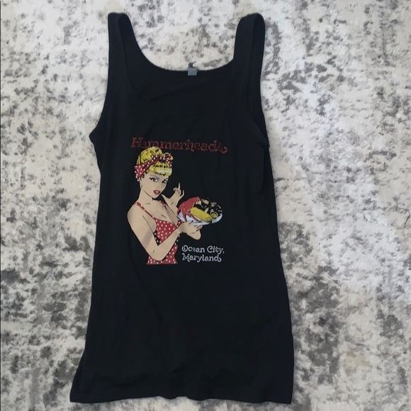 Next Level Apparel | Tops | Hammerheads Pin Up Girl Tank | Poshmark